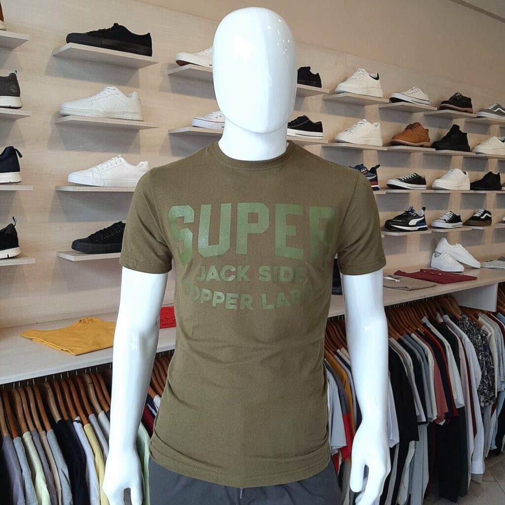 Remera básica Jack Side, color verde – diseño Super – FashionPoint