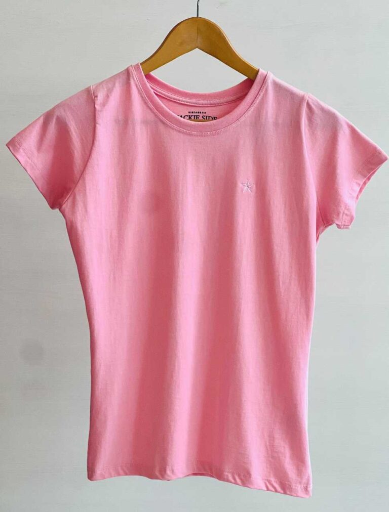 Remera básica Jackie Side, color rosa – FashionPoint