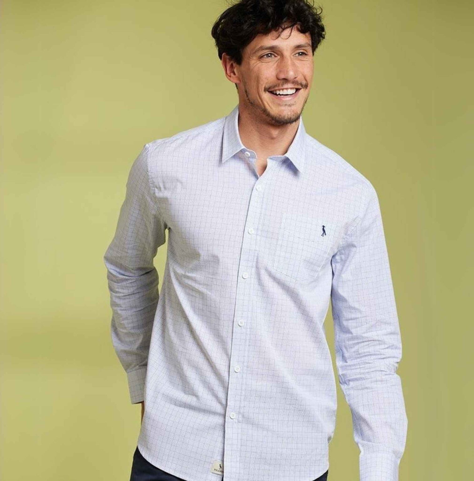 Camisa Polanco modelo Testu, color azul – FashionPoint
